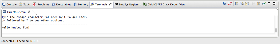 How to use STM32 Nucleo serial port